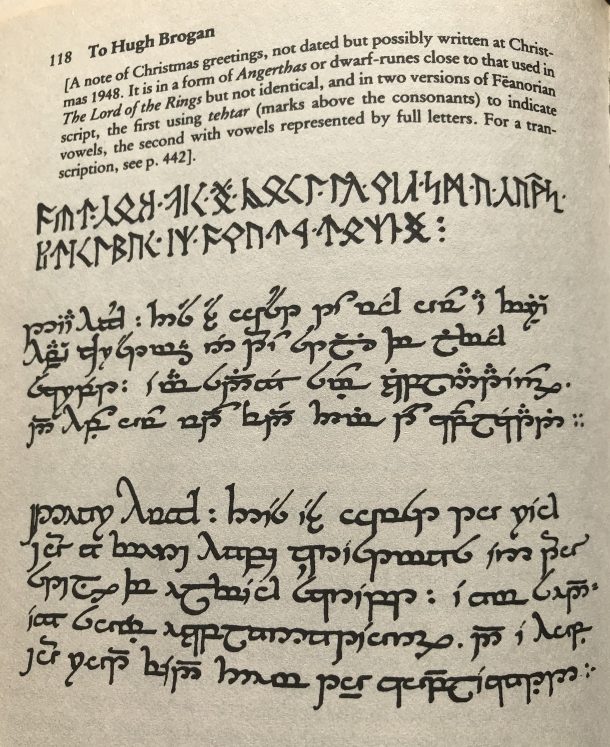 A Christmas Note from Tolkien | Eucatastrophe